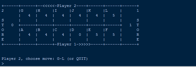 Simple Mancala Game in Python Free Source Code | SourceCodester